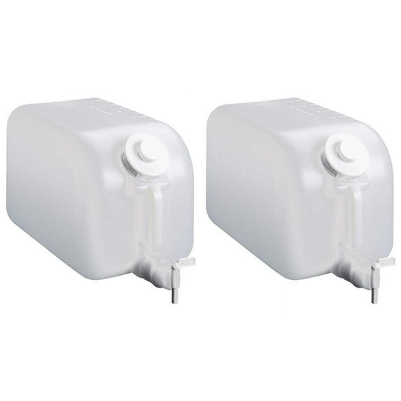 5 Gallon Plastic Dispenser Carboy with Spigot (2 Pack) - Walmart.com