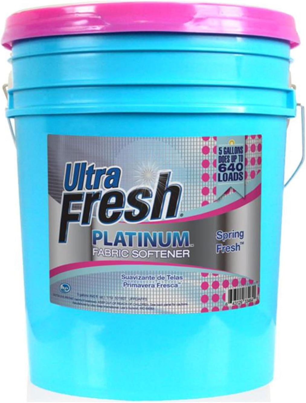 5 Gallon Platinum Fabric Softener for All Machine Types, Liquid Laundry ...
