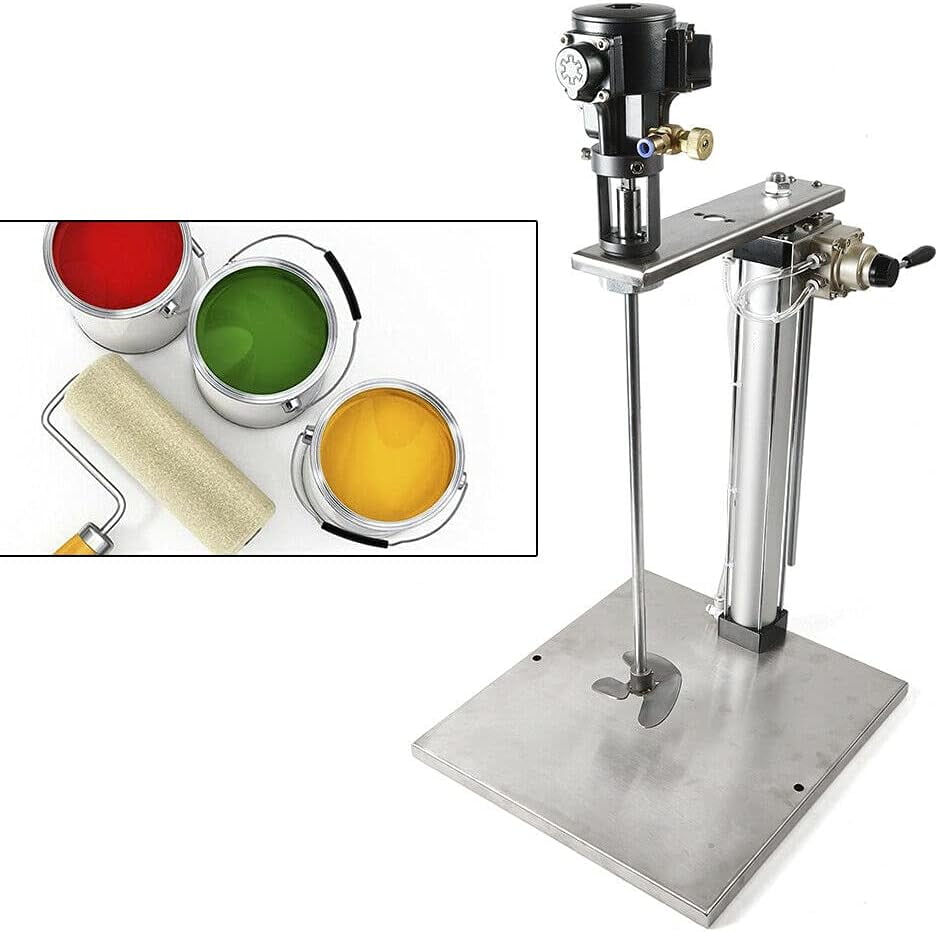 5 Gallon Pneumatic Mixer Stand, Paint Mixer Air Agitator Paint Mix ...