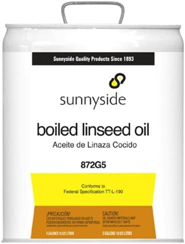 5-Gallon Pro-Grade Boiled Linseed Oil | Rapid Oxydry Tech + 100% Plant ...