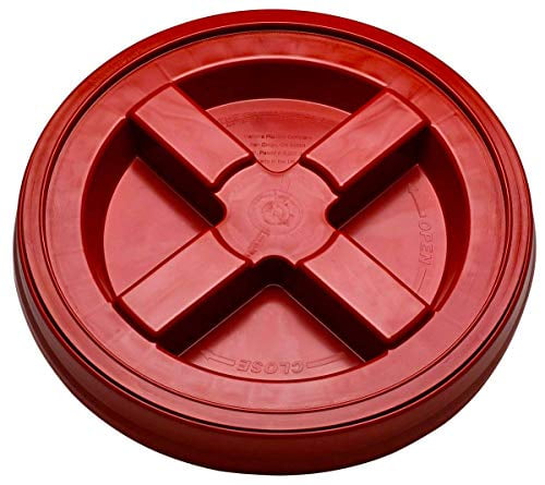 5 Gallon Red Gamma Seal Lids Case of 12 - Walmart.com