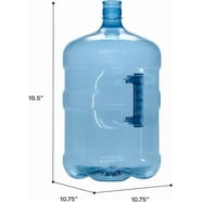 BPA Free 2 Gallon Refillable Water Bottle with Handle and 48 mm Cap ...