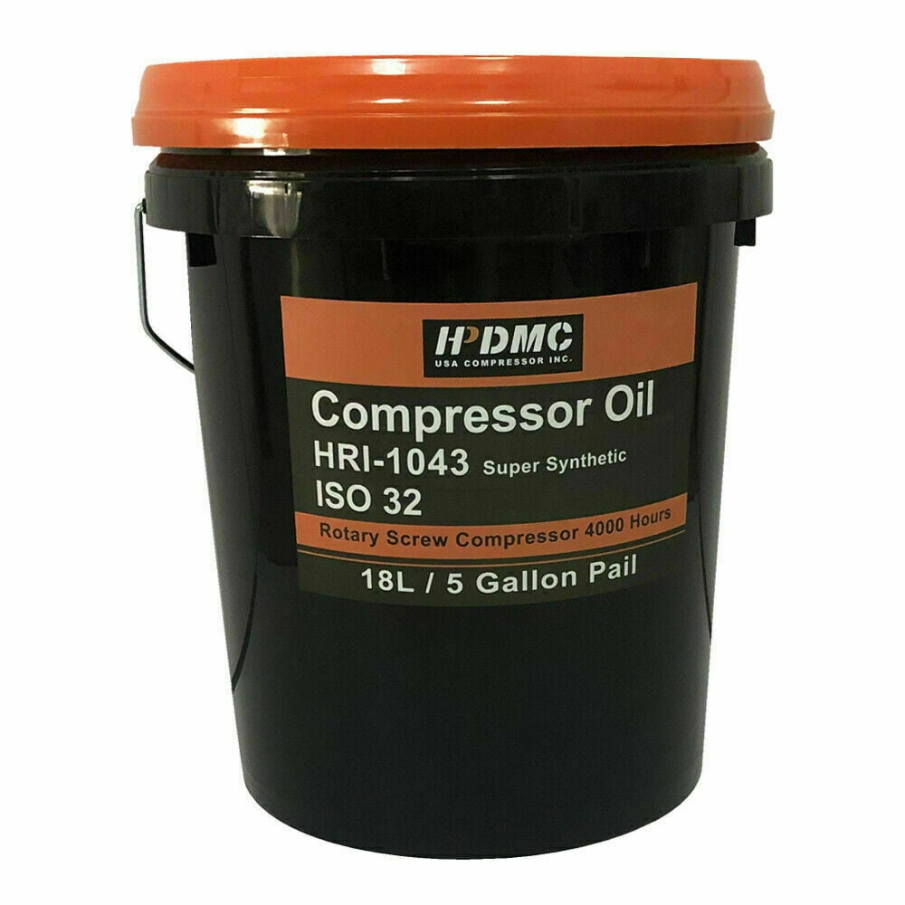 5 Gallon Rotary Screw Air Compressor Parts Synthetic Lubricant Oil 18L ...