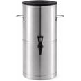 5 Gallon Round Stainless Steel Iced Tea Dispenser - Commercial Beverage ...