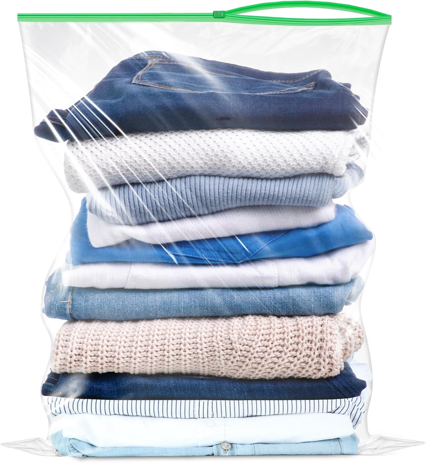 5 Gallon Slider Storage Bags, Pack of 12, 18 x 24 Inch Large Clear ...