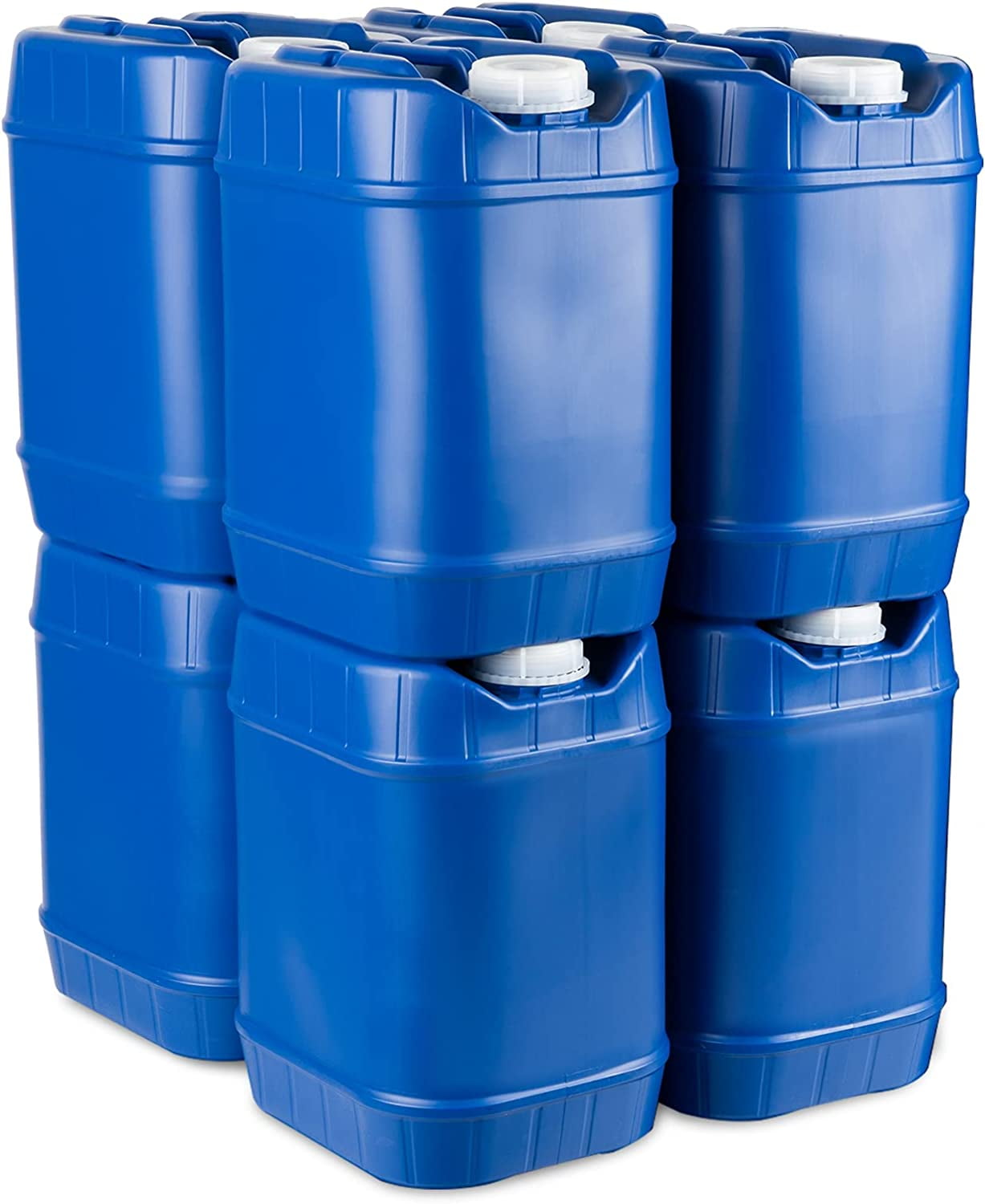 5-Gallon Stackable Water Storage Containers, Emergency Water Storage ...