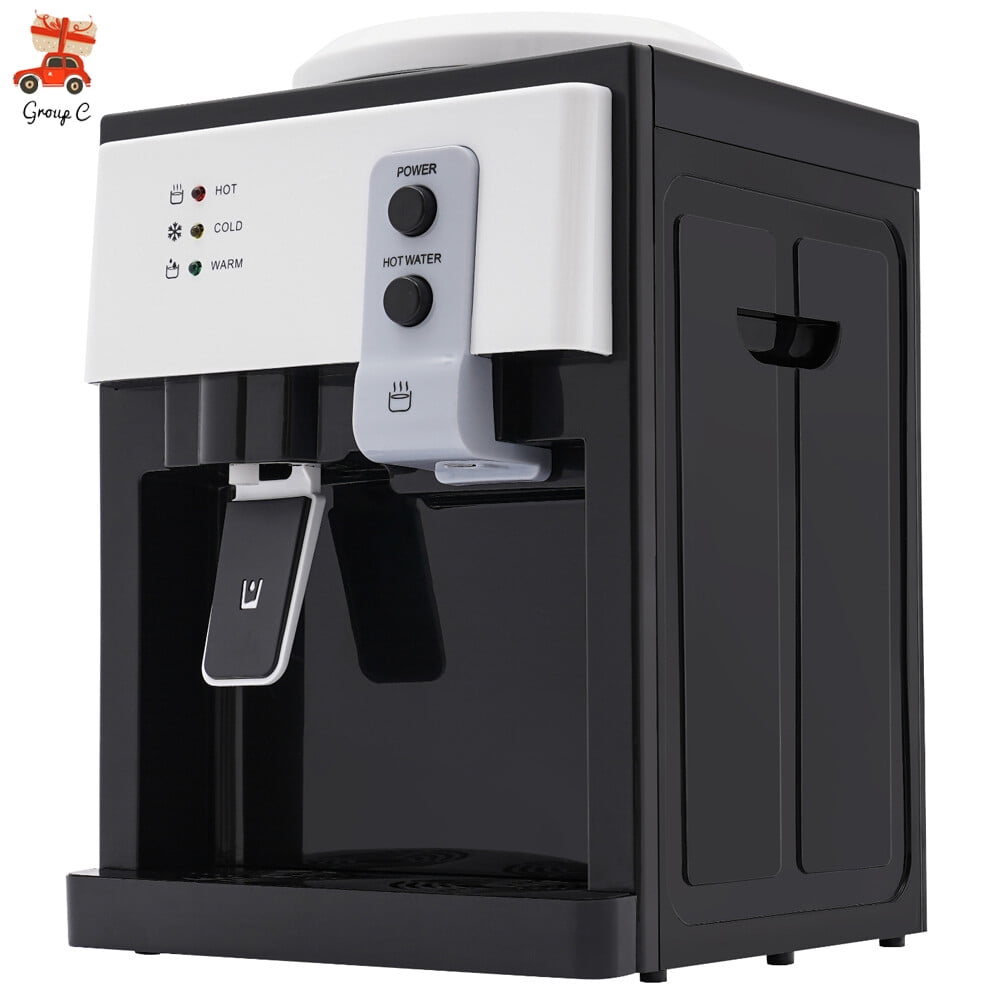 5 Gallon Top Loading Water Cooler Dispenser Countertop Hot+Cold ...