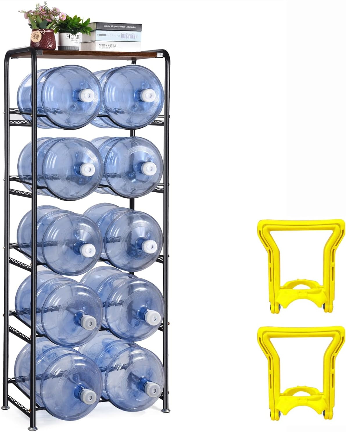 5 Gallon Water Bottle Rack Storage, 5 Gallon Water Bottle Holder, 5 Gal ...