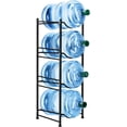 5 Gallon Water Cooler Jug Rack, 4 Tier Detachable Water Bottle Storage ...