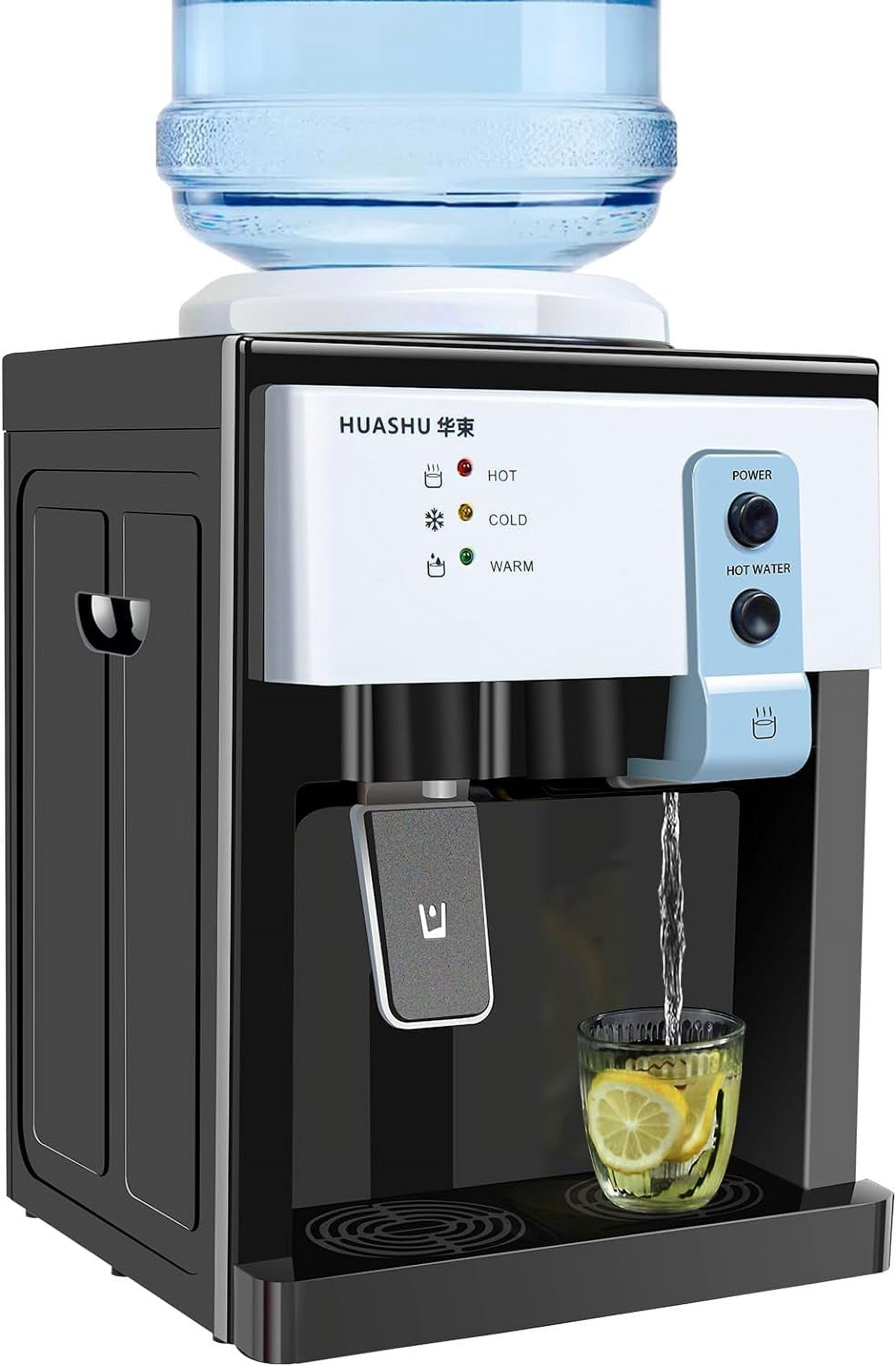 5 Gallon Water Dispenser, Top Loading Countertop Water Dispenser, Hot ...