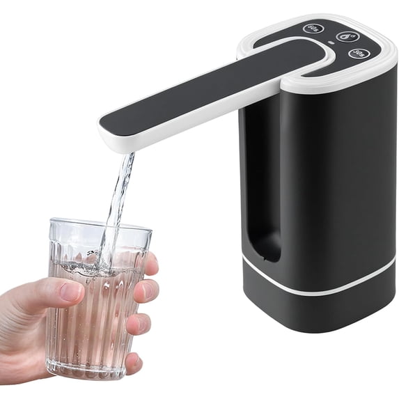 5 Gallon Water Dispenser for Bottle, Electric Pump - USB-C Rechargeable ...
