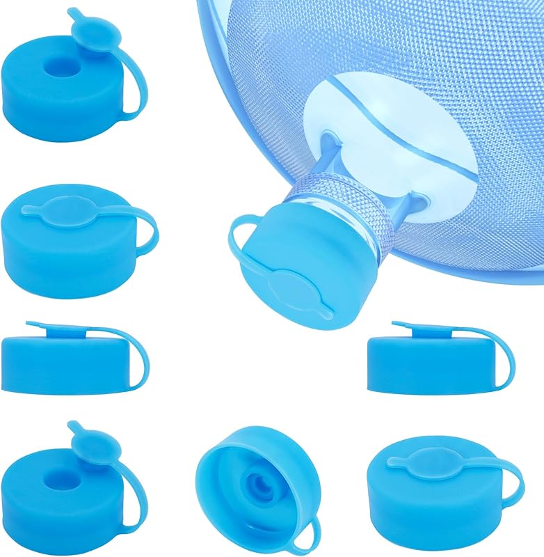 5 Gallon Water Jug Cap Reusable,8 Pack Food Grade Silicone Replacement ...