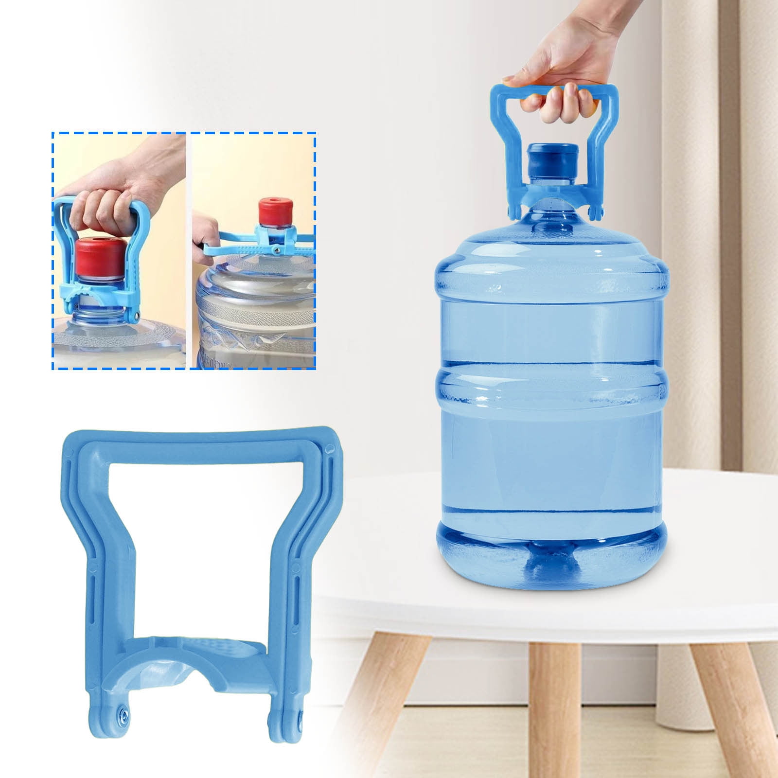 5 Gallon Water Jug Cap Water Bottle Lifter Holder Purified Drinking ...