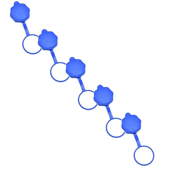 5 Gallon Water Jug Caps Reusable 5 Pack Blue Lids for Dispenser Hygiene ...