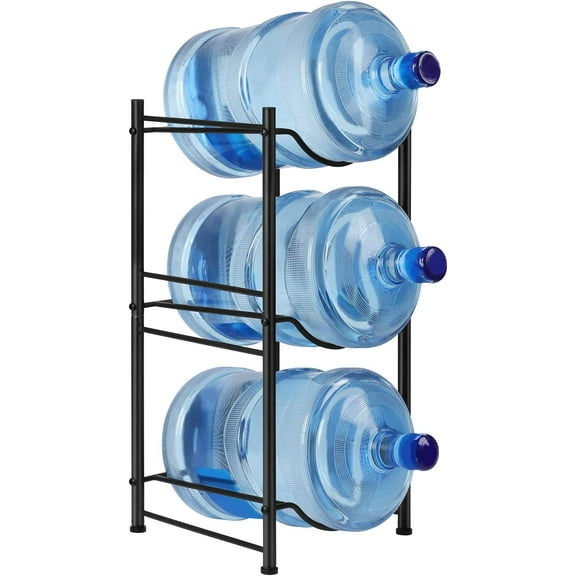 5 Gallon Water Jug Holder, 5 Tier Water Cooler Jug Storage Rack ...