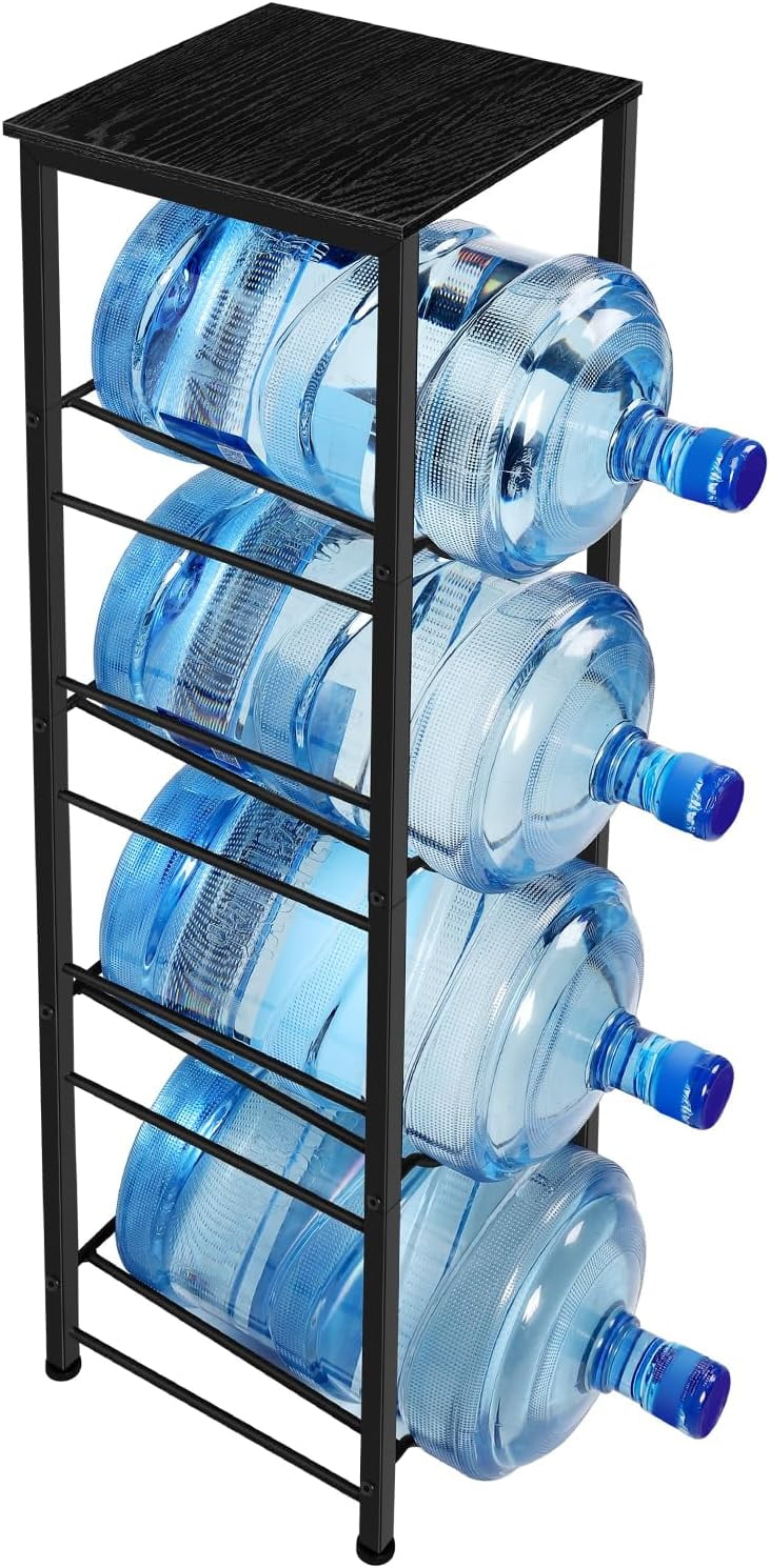 5 Gallon Water Jug Holder Heavy Duty 4 Tier Water Bottle Holder with ...