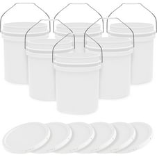 Clear 5 Gallon Bucket