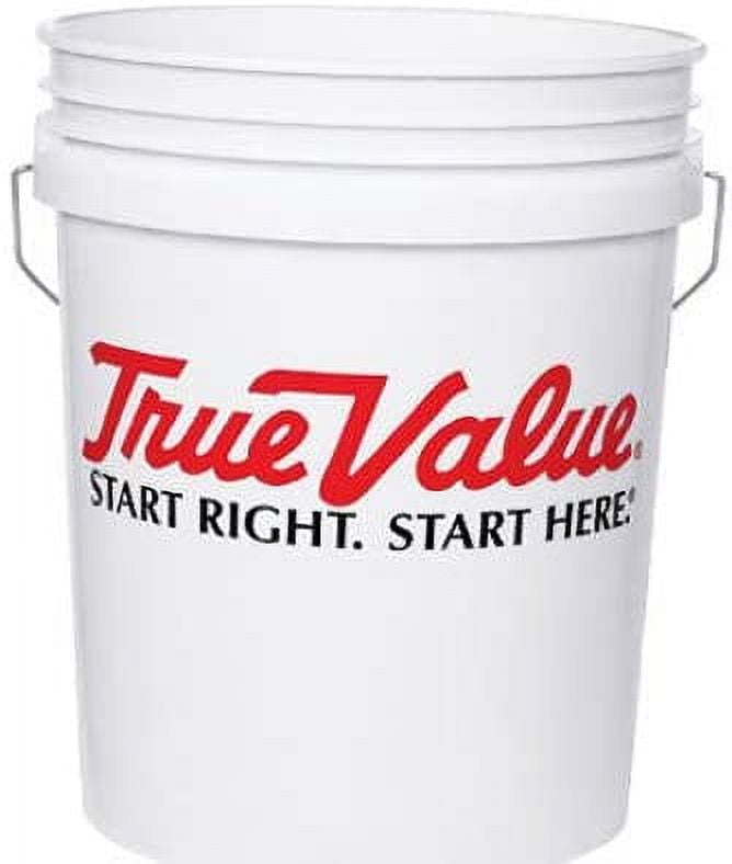 5-Gallon lon White Plastic Pail - Walmart.com
