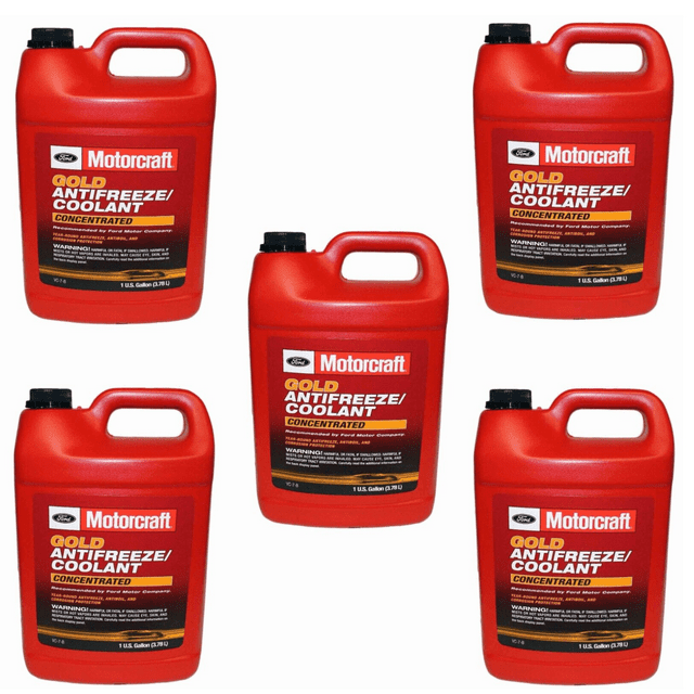 5 Gallons Engine Coolant/Antifreeze OEM FORD Motorcraft VC7B GOLD ...