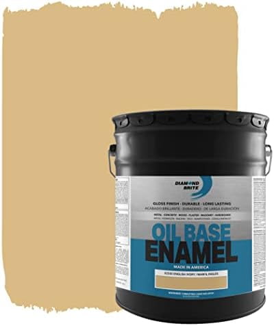 5 Gallons of Oil Base Enamel Paint in English Ivory 32500-5 - Walmart.com