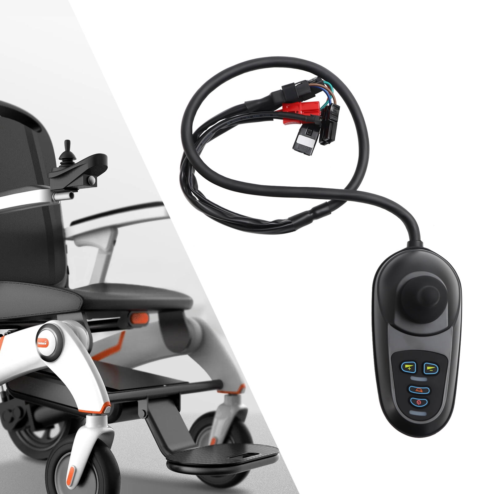 5 Gears Adjustable Electric Wheelchair Joystick Controller for ...