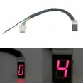 5 Gears Durable Motorcycle Gear Indicator LED Digital Universal 1PC 32 ...