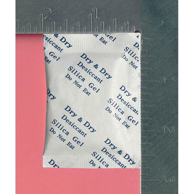 5 Gram [3,000 Packs] "Dry & Dry" Premium Silica Gel Packets Desiccant ...