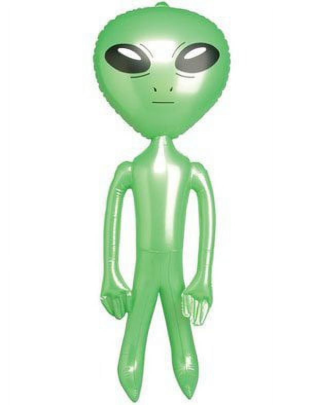 5' Green Inflatable Alien - Walmart.com