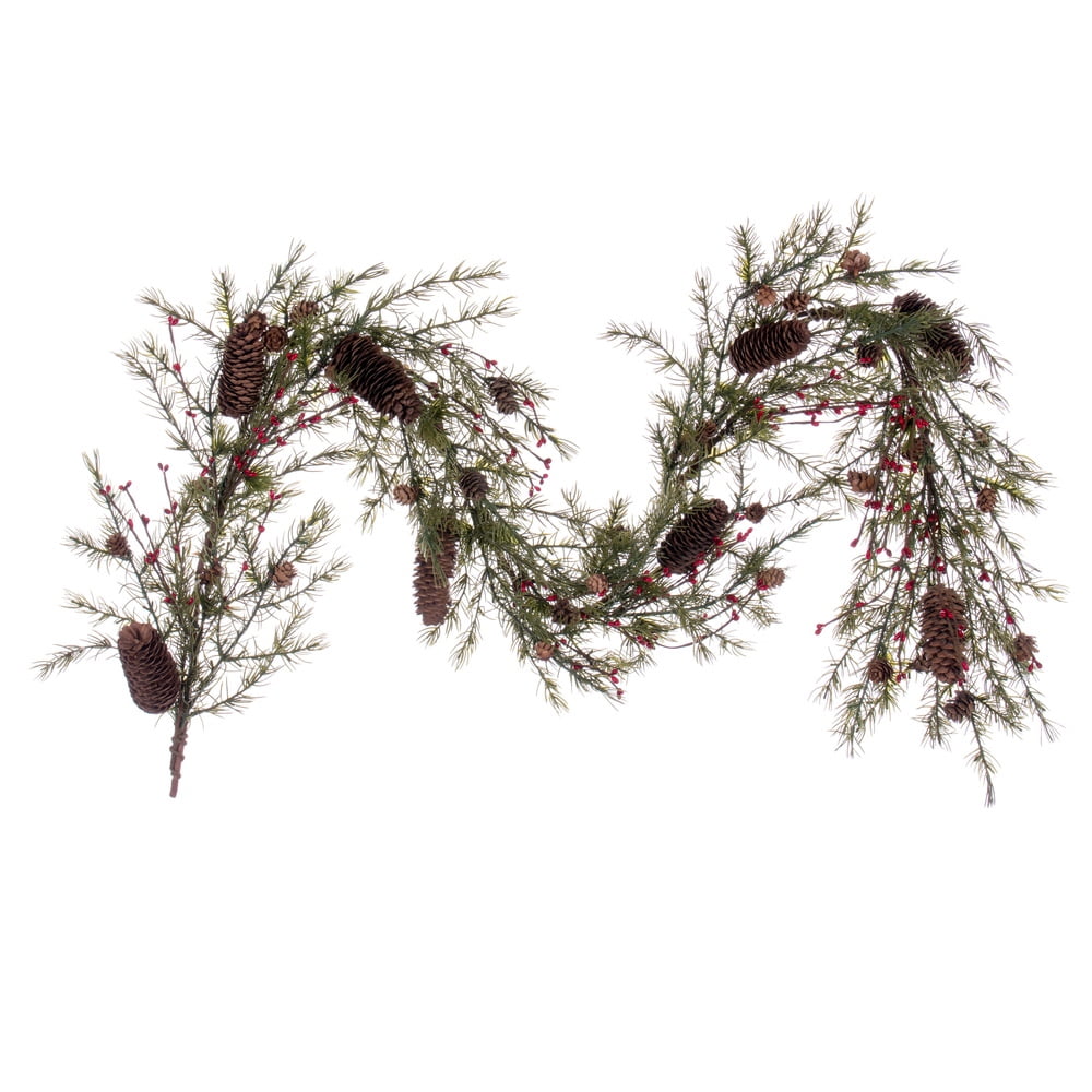 5' Green Leaf Garland - Walmart.com