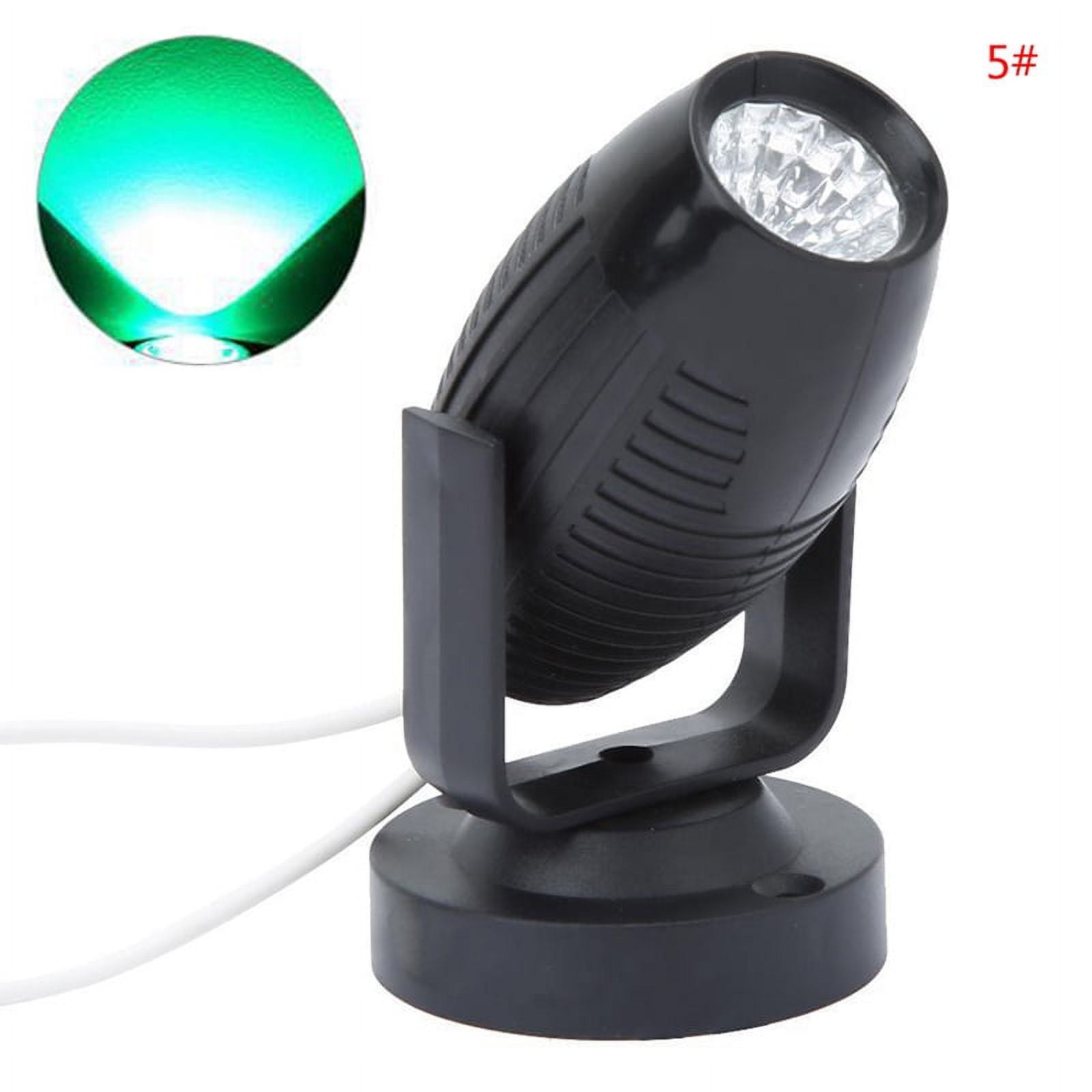 (5# Green light) 1Pc RGB LED Stage Spotlight 360 Degree Party Wedding ...