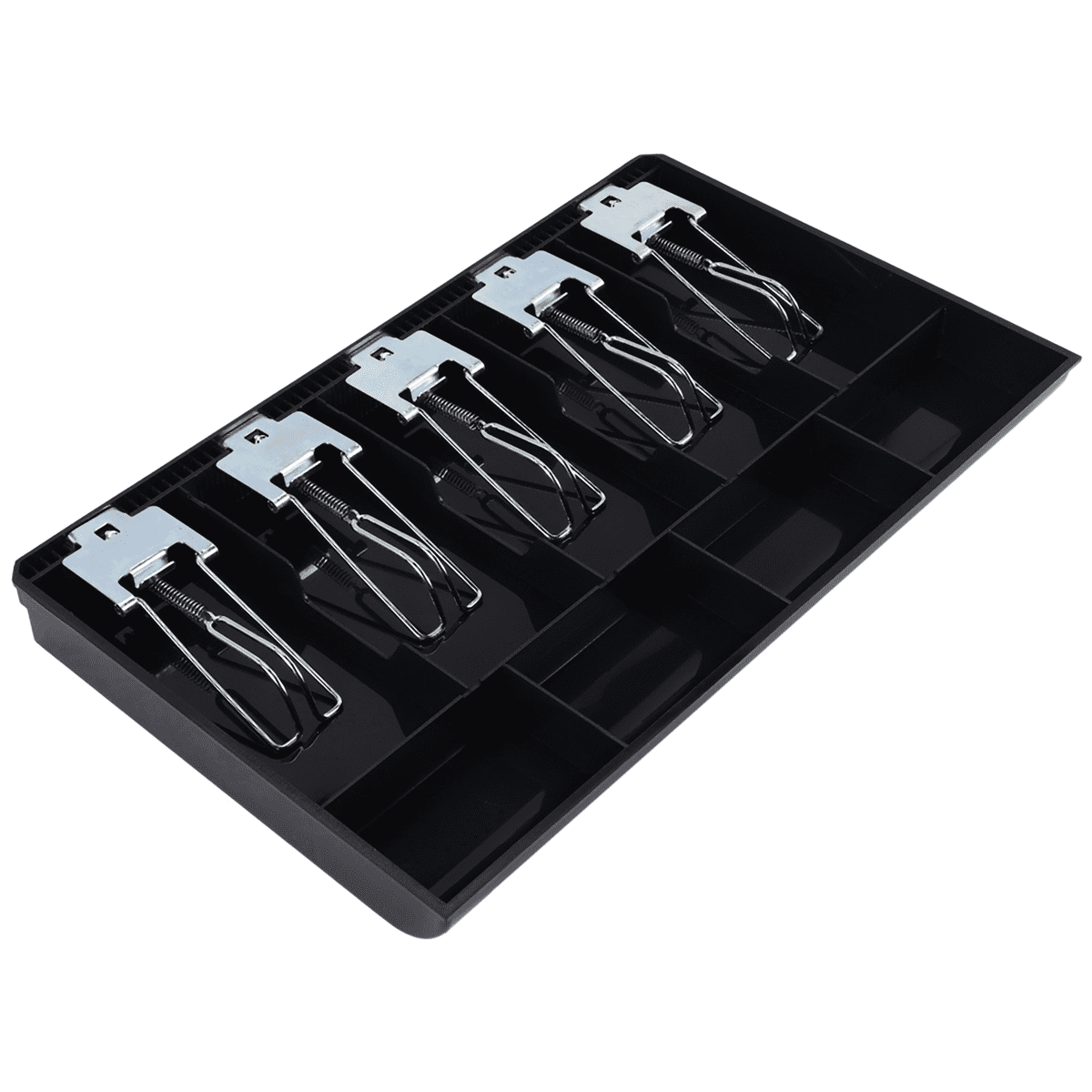 5-Grid Money Cash Coin Register Insert Tray Replacement Cashier Drawer ...
