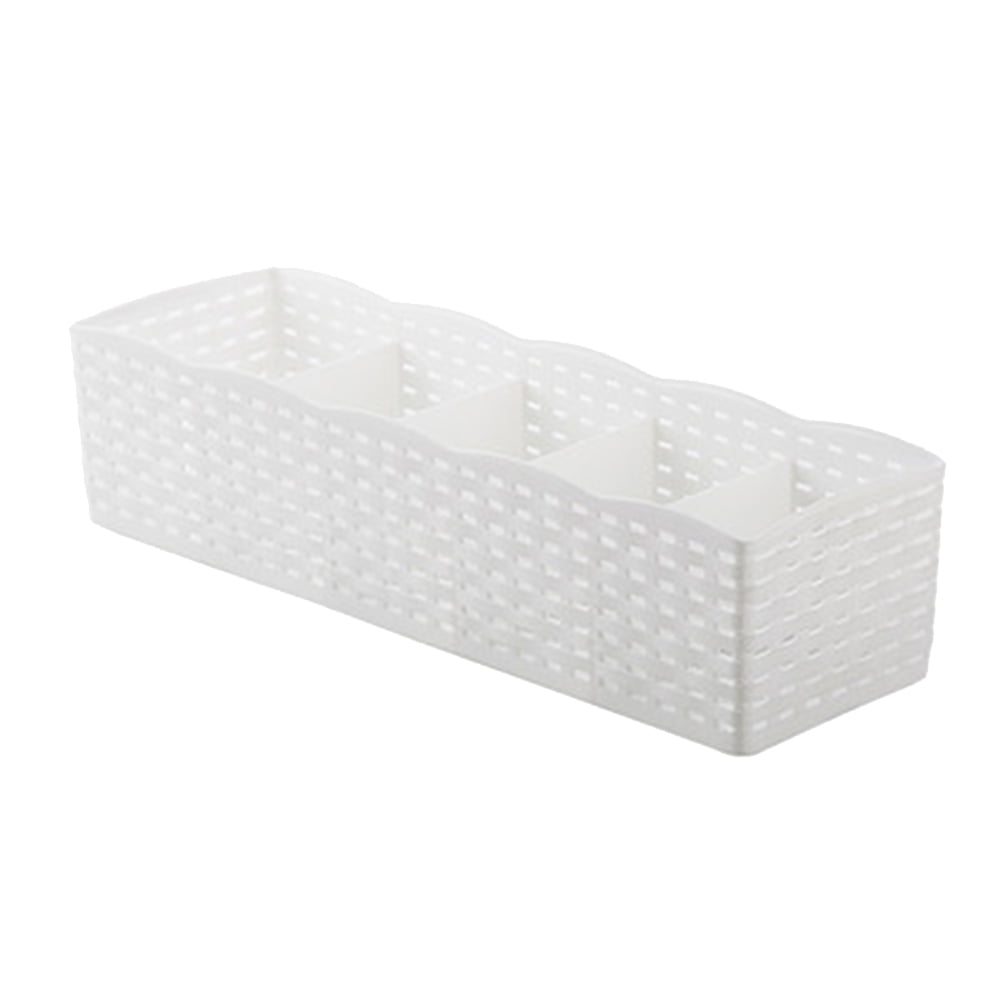 5 Grids Socks Underwear Storage Basket Wardrobe Organizer Box Towel ...