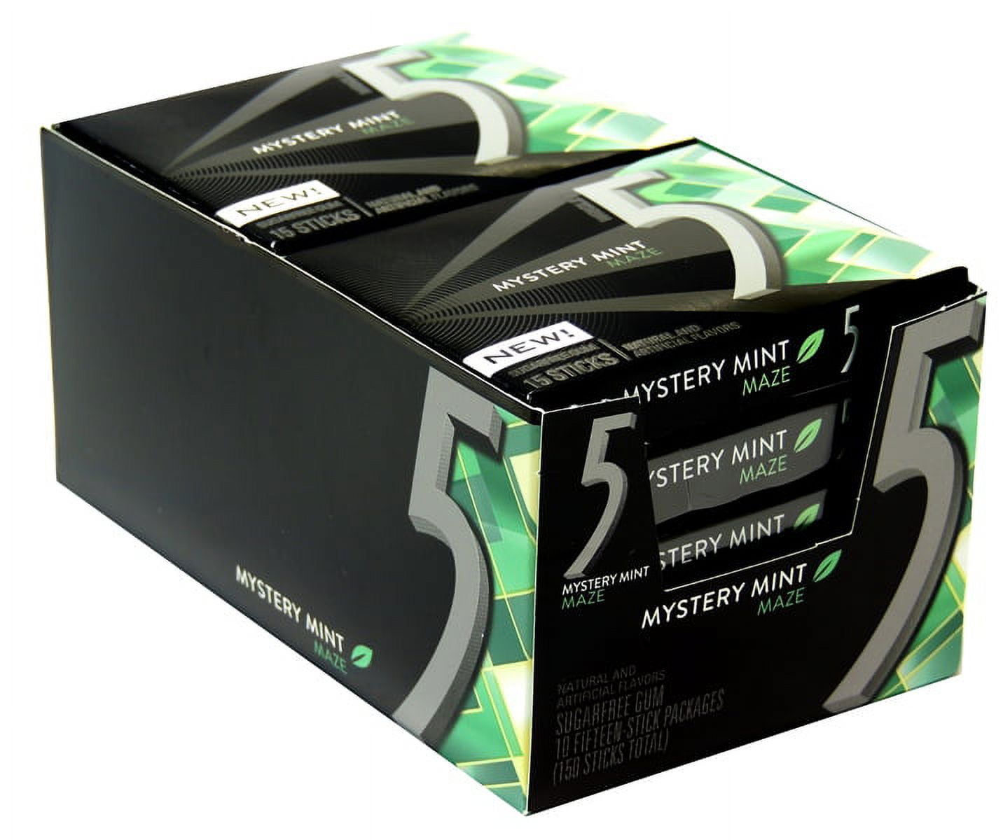5 Gum 10/15Stk Mystery Mint - Pack Of 10 - Walmart.com