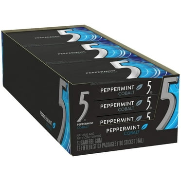 Extra Peppermint Chewing Gum, Value Multipack, 15-Stick Slim Packs ...