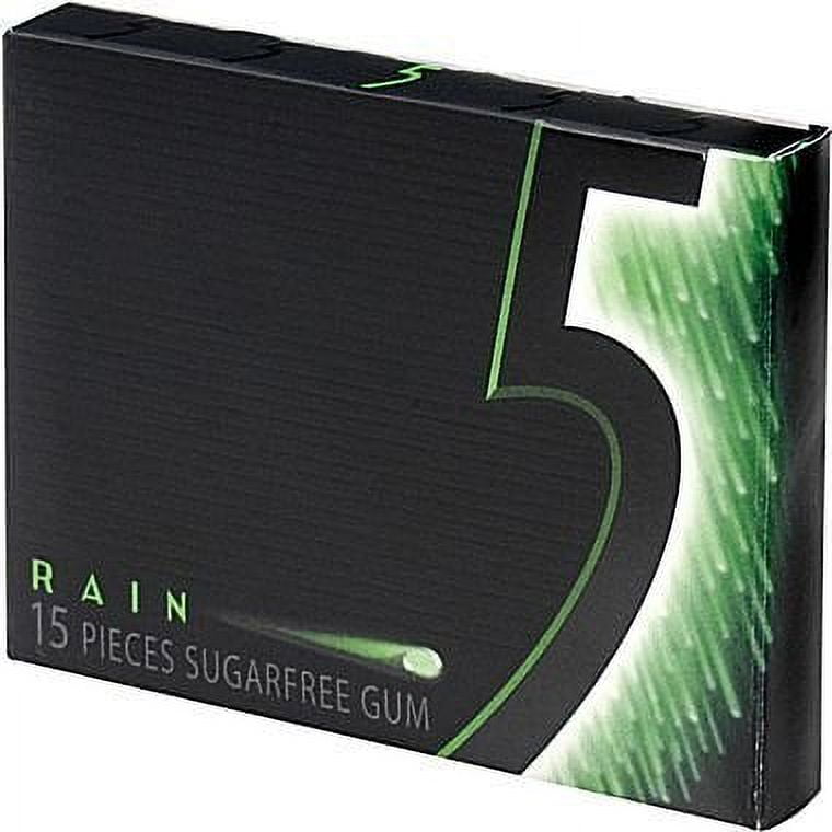 5 Gum Spearmint Rain Sugarfree Gum, single pack - Walmart.com
