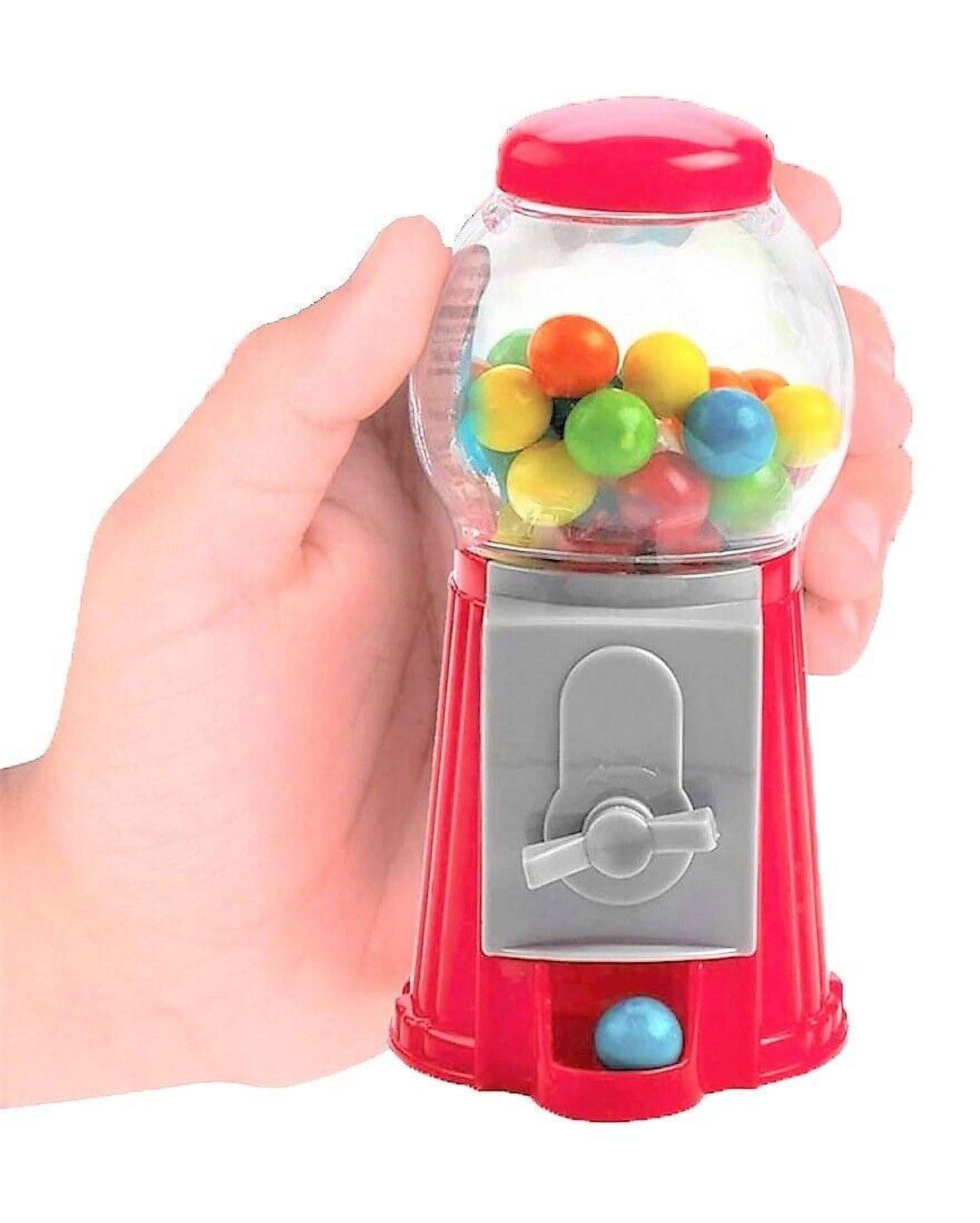 5" Gumball Machine Bank (1 Pack) Classic Red Design - Mini Bubble Gum ...