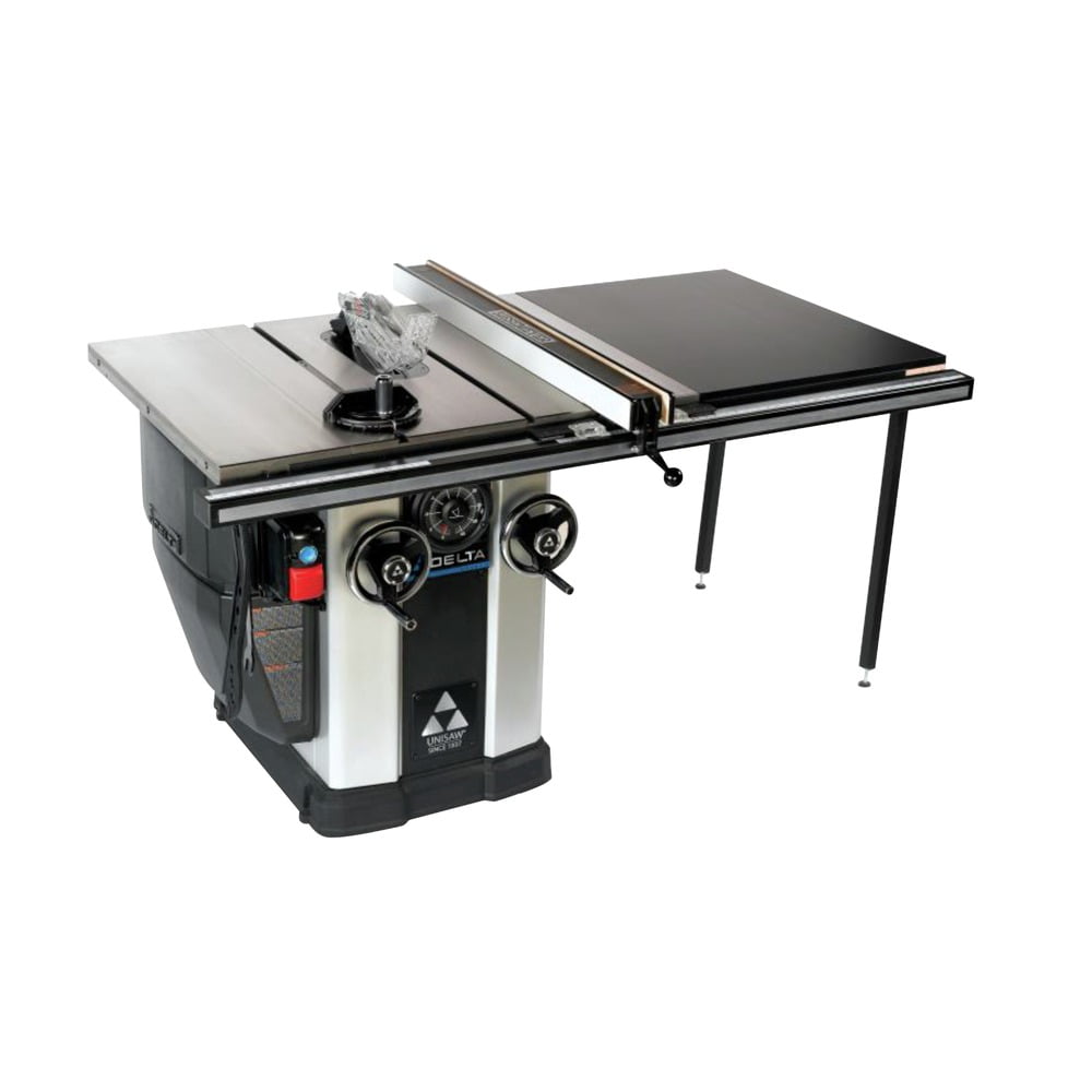 5 HP 36 in. Rip Capacity Unisaw Table Saw with 1 HP Dust Collector ...