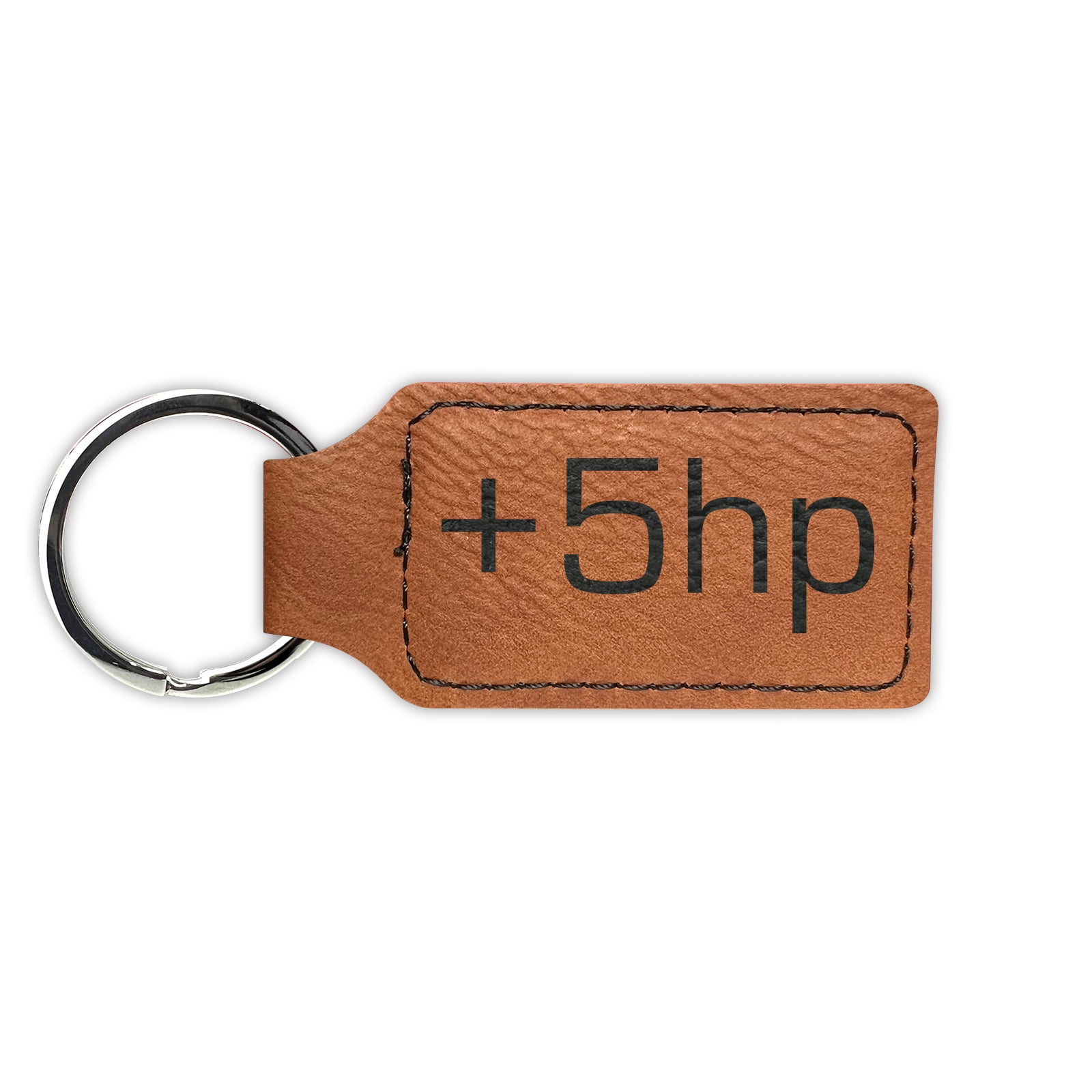 +5 HP Keychain Leatherette Rectangle - Laser Engraved - Many Colors ...