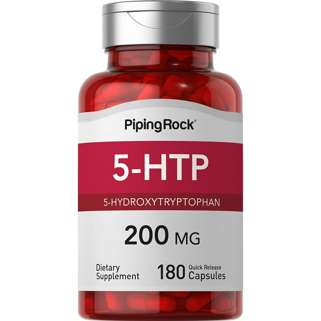 Piping Rock 5-HTP 200 mg Capsules | Natural Pure Mood Booster | 180 ...