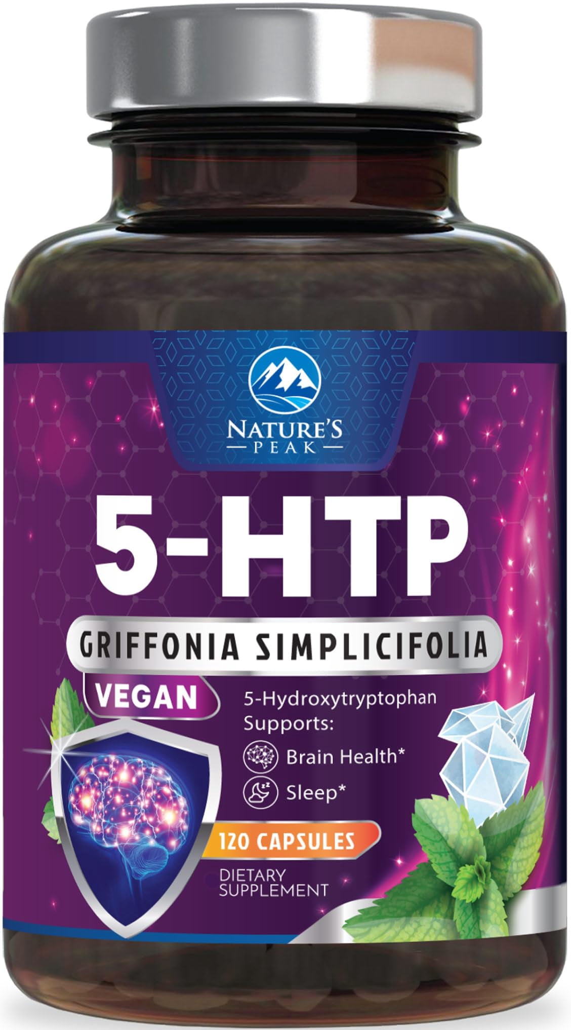 5-HTP Supplement - Extra Strength 5HTP (5-Hydroxytryptophan) Griffonia ...