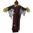 5' Halloween Standing Scarecrow Woman - Walmart.com