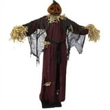 5' Halloween Standing Scarecrow Woman - Walmart.com