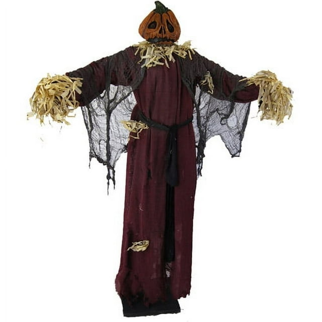 5' Halloween Standing Scarecrow Woman - Walmart.com