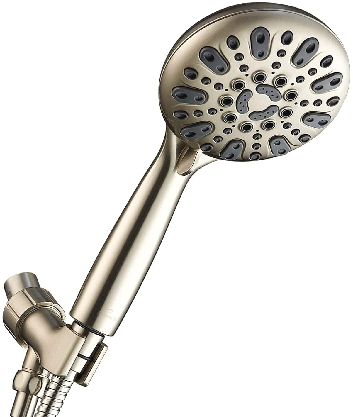 5" Handheld Shower Head & 7-Function Luxury Shower Head Bundle ...