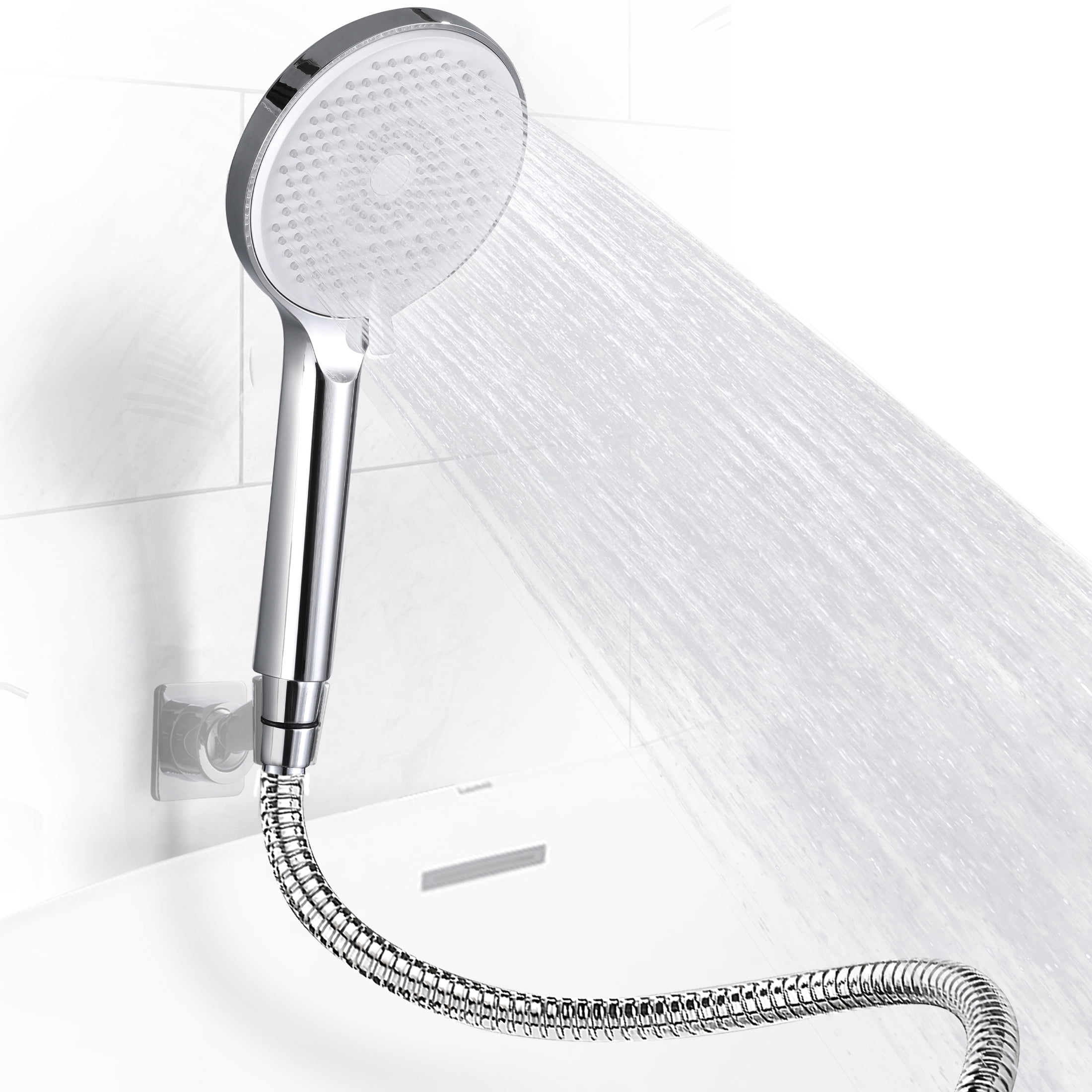 5" Handheld Shower Head with 71 Inche Hose, High Pressure 3 Mode Spray ...