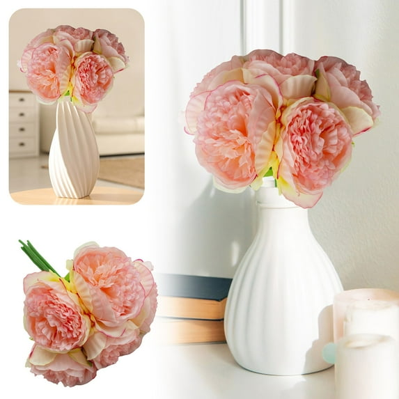5 Head New Peony Flower Hose for Peony Wedding Decoration, Artificial ...