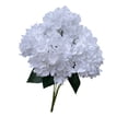 5 Heads Hydrangea Artificial Flower Faux Hydrangea Bouquet, 19.7 Inch ...