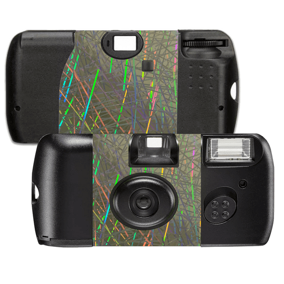 5 Holographic Light Rays Silver Film Camera – Kodak 400 Speed Single ...