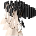 5-Hook Coat Rack Wall Mount – 5 Flip-Down Wood Coat Hooks, Modern ...