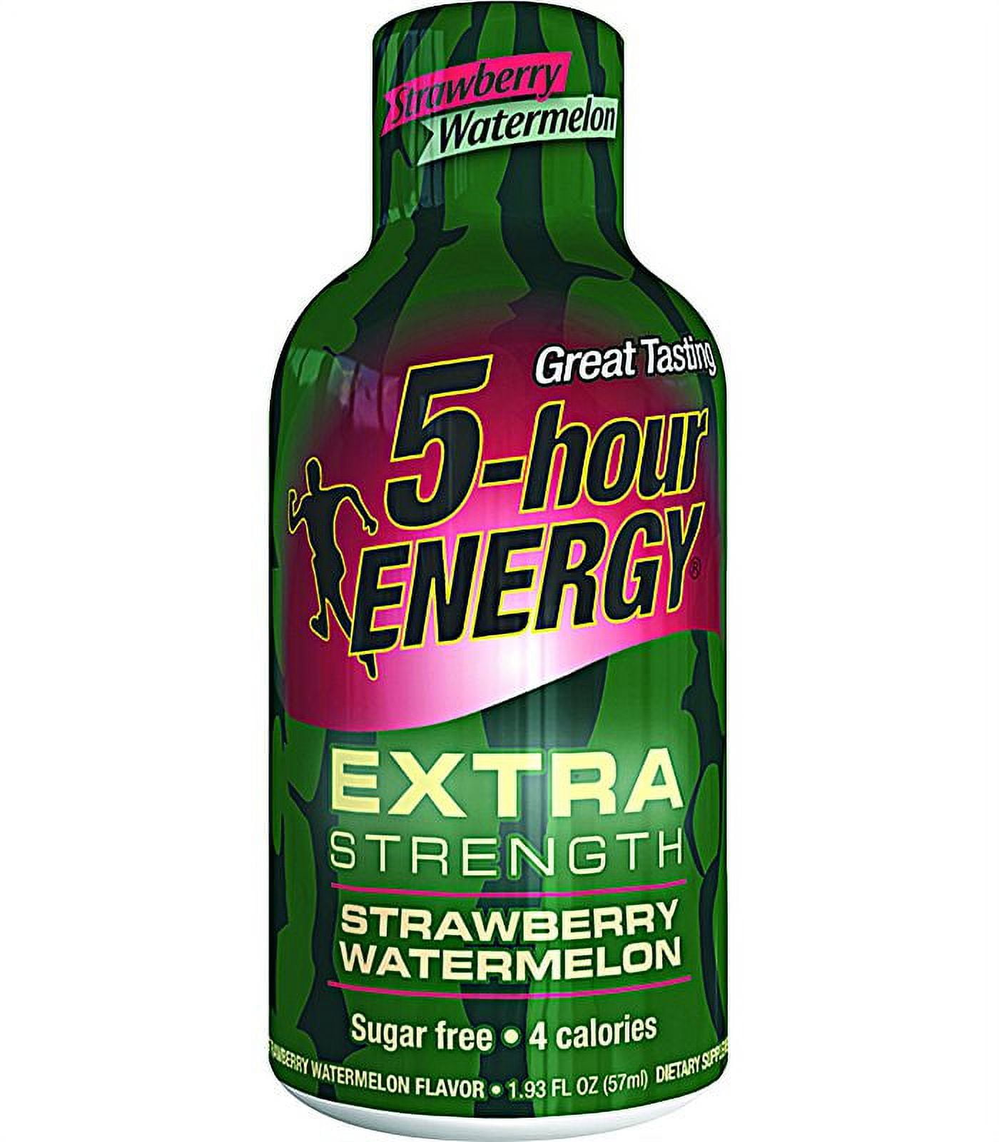 5 Hour Energy 748125 5 Hour Energy Extra Strength Strawberry Watermelon ...